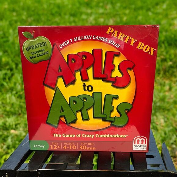 Mattel | Toys | Mattel Updated Apples To Apples Party Box Board Game 23 ...